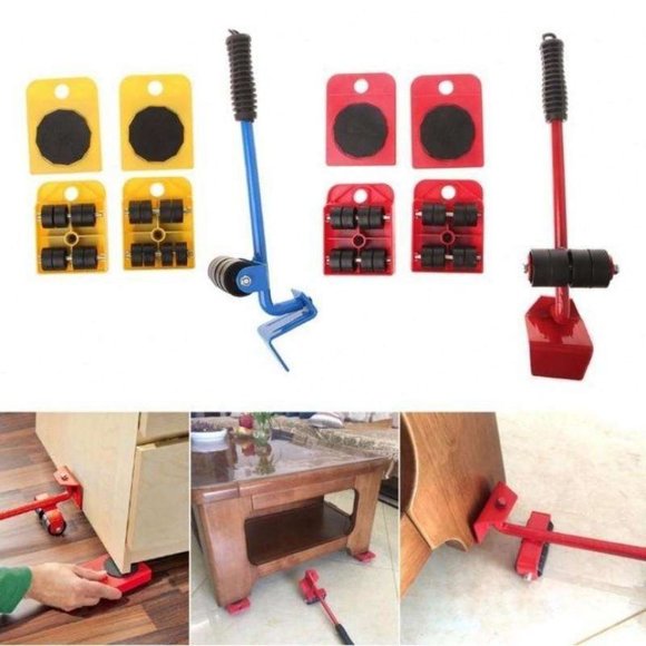 Vigor | Wall Decor | Heavy Furniture Appliance Lifting 5 Piece Tool ...